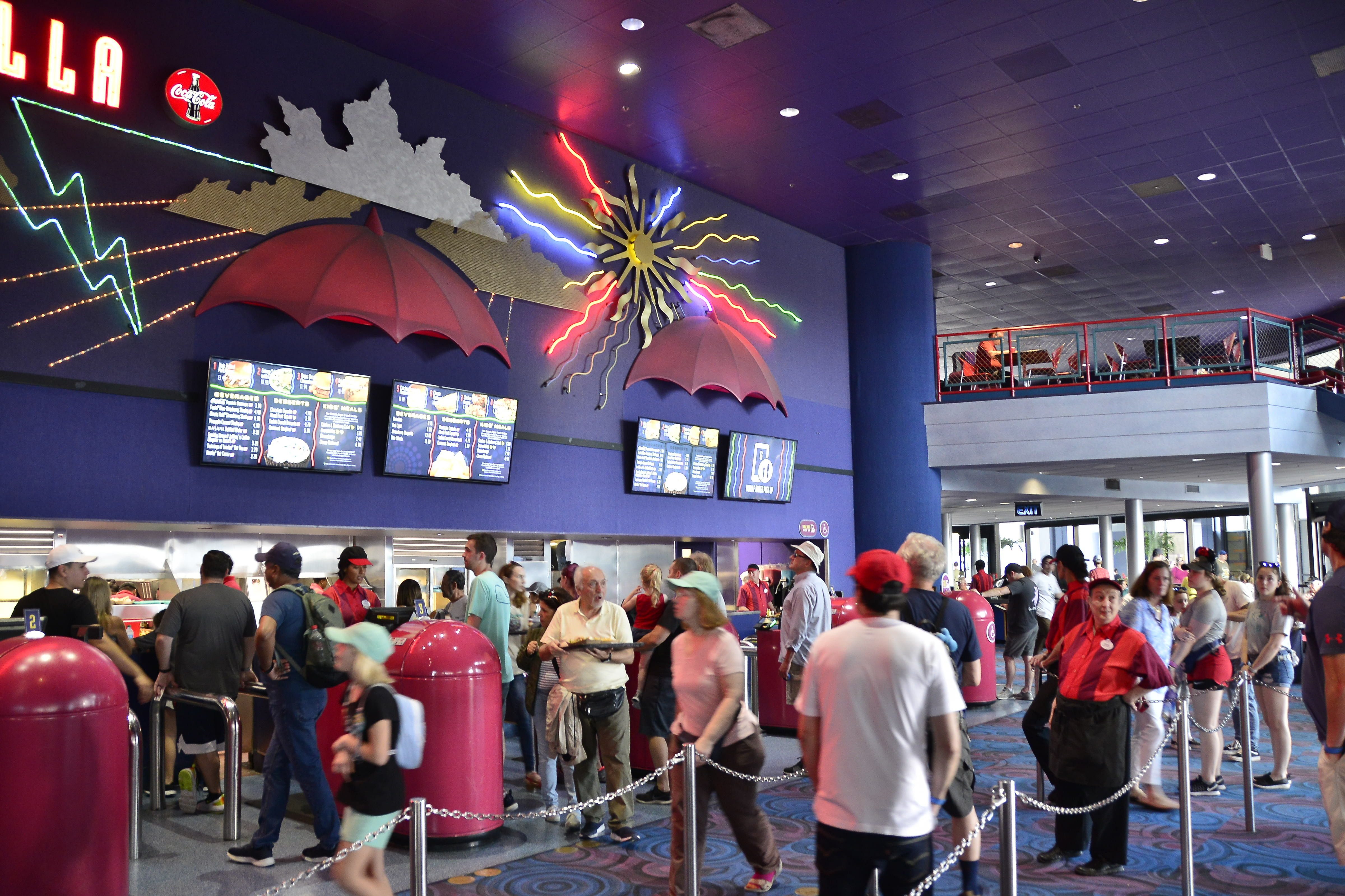 PHOTOS, VIDEO: Neon and Talking Trash Cans - One Final Tour of the Electric Umbrella in Future ...