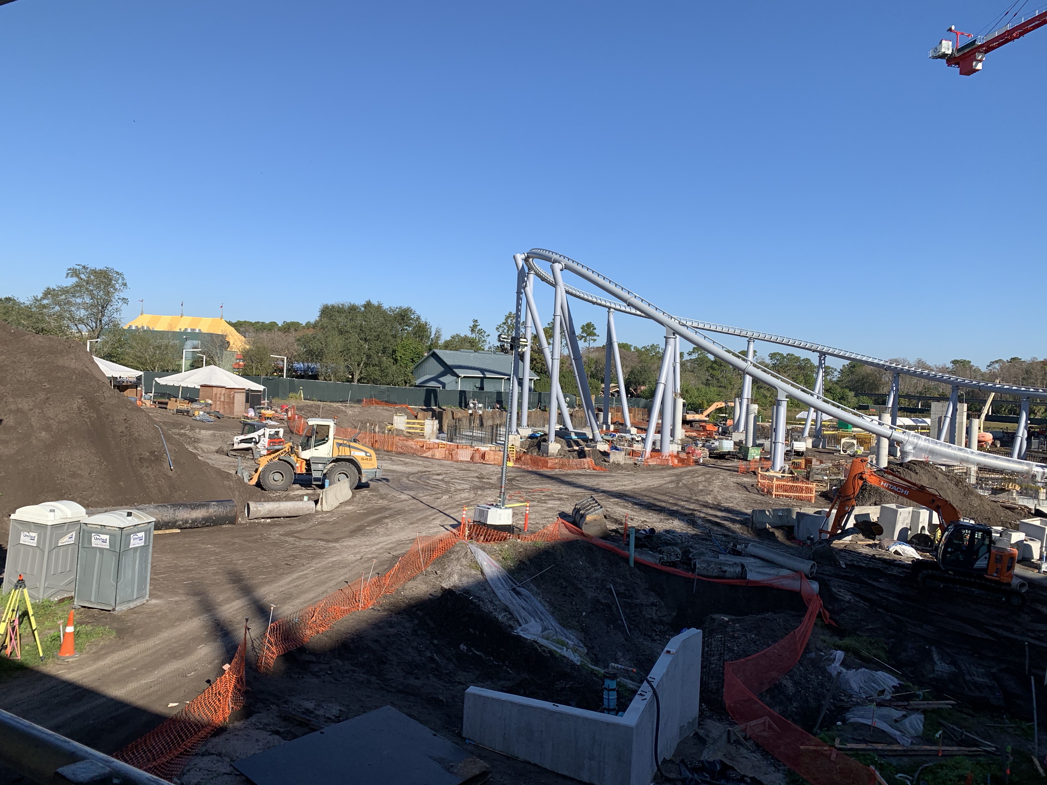 PHOTOS: Latest Construction Update on TRON Lightcycle Run at the Magic ...