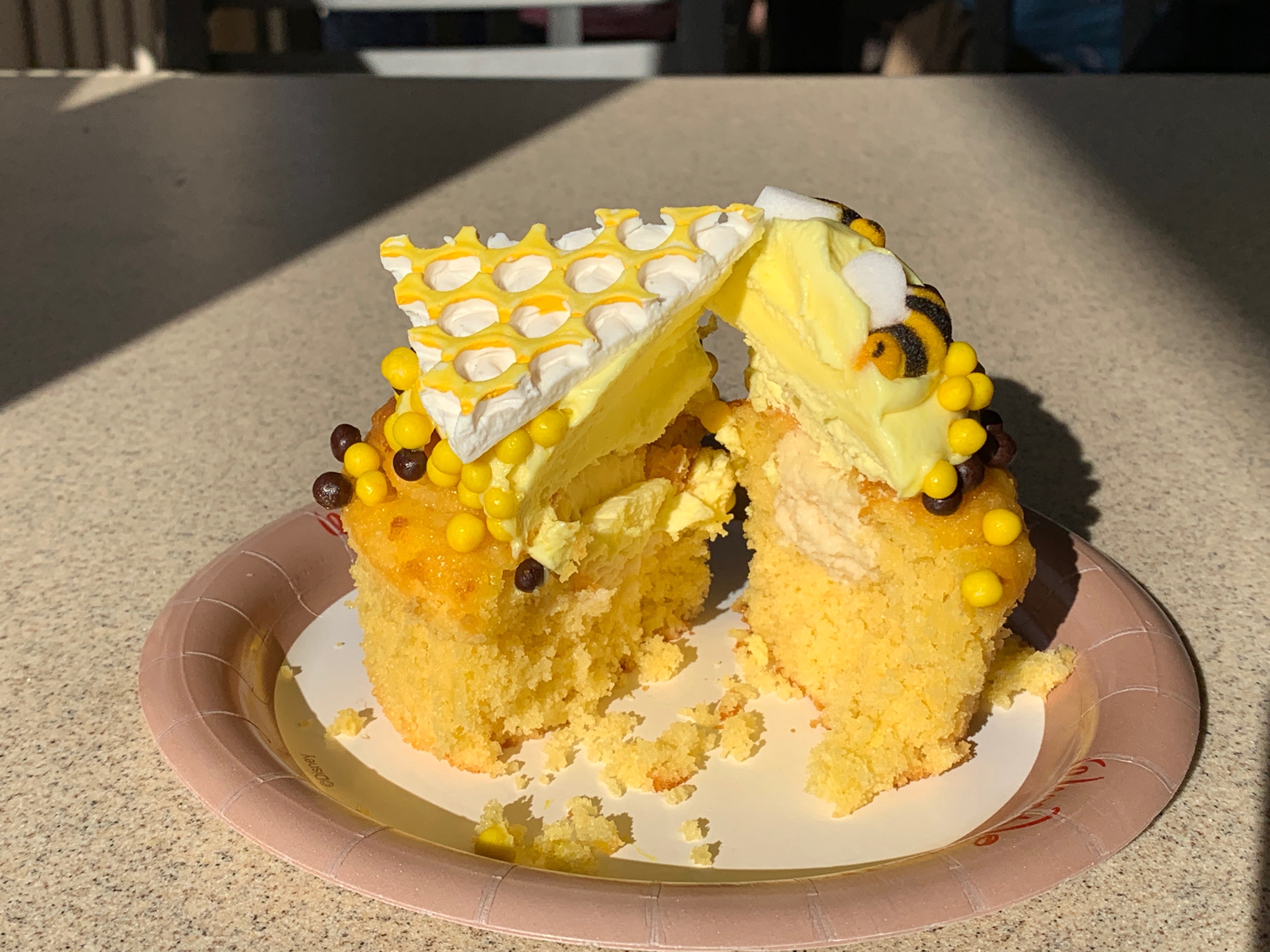 REVIEW: Delicious New Orange-Honey Bee Cupcake Buzzes Into Disney's ...