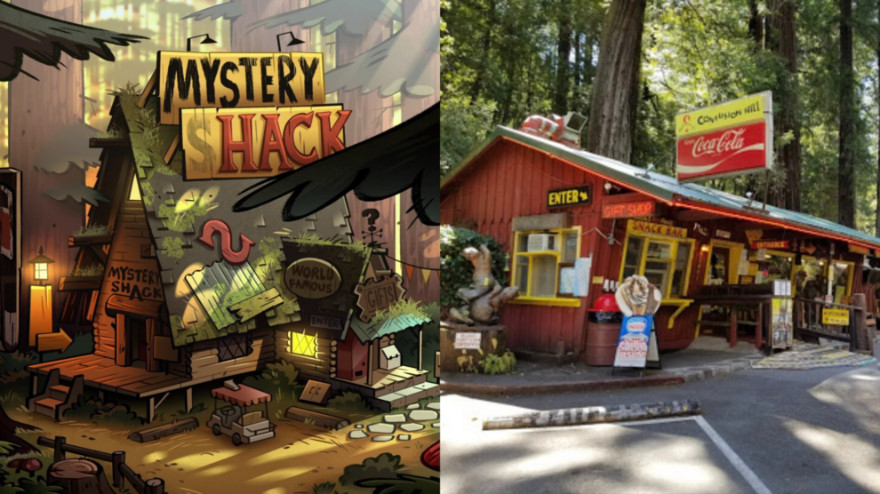 Real-Life Inspiration for "Gravity Falls" Mystery Shack Saved Thanks to ...